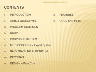 Intelligent Sudoku Solver | PPT