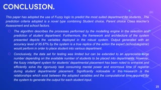 Intelligent system for sTudent placement | PPT