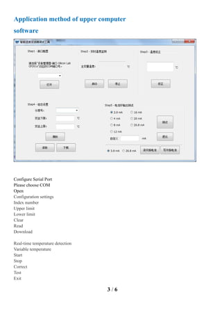Intelligent temperature transmitter module | PDF