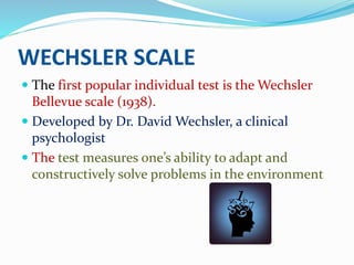 Intelligent tests | PPTX