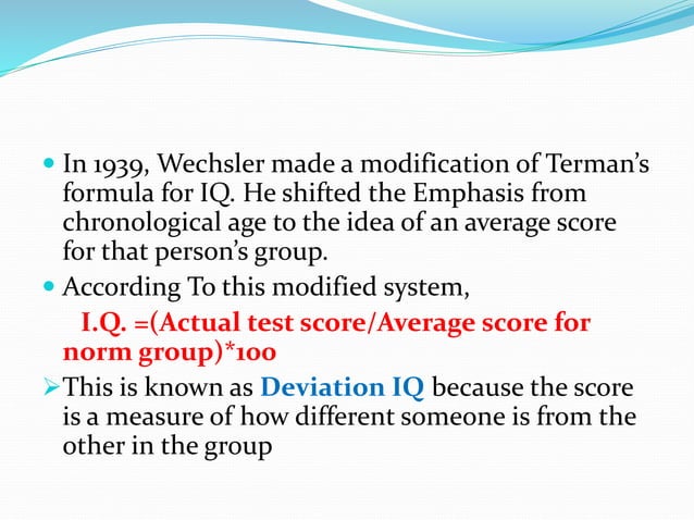 Intelligent tests | PPTX