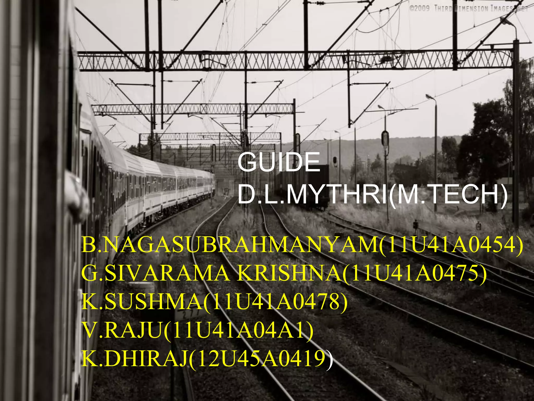 Intelligent train engine ppt | PPT