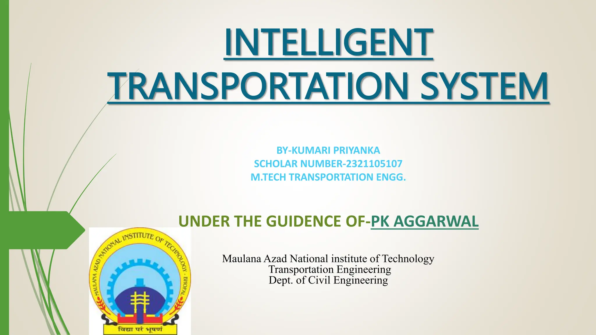 INTELLIGENT TRANSPORTATION SYSTEMS..pptx