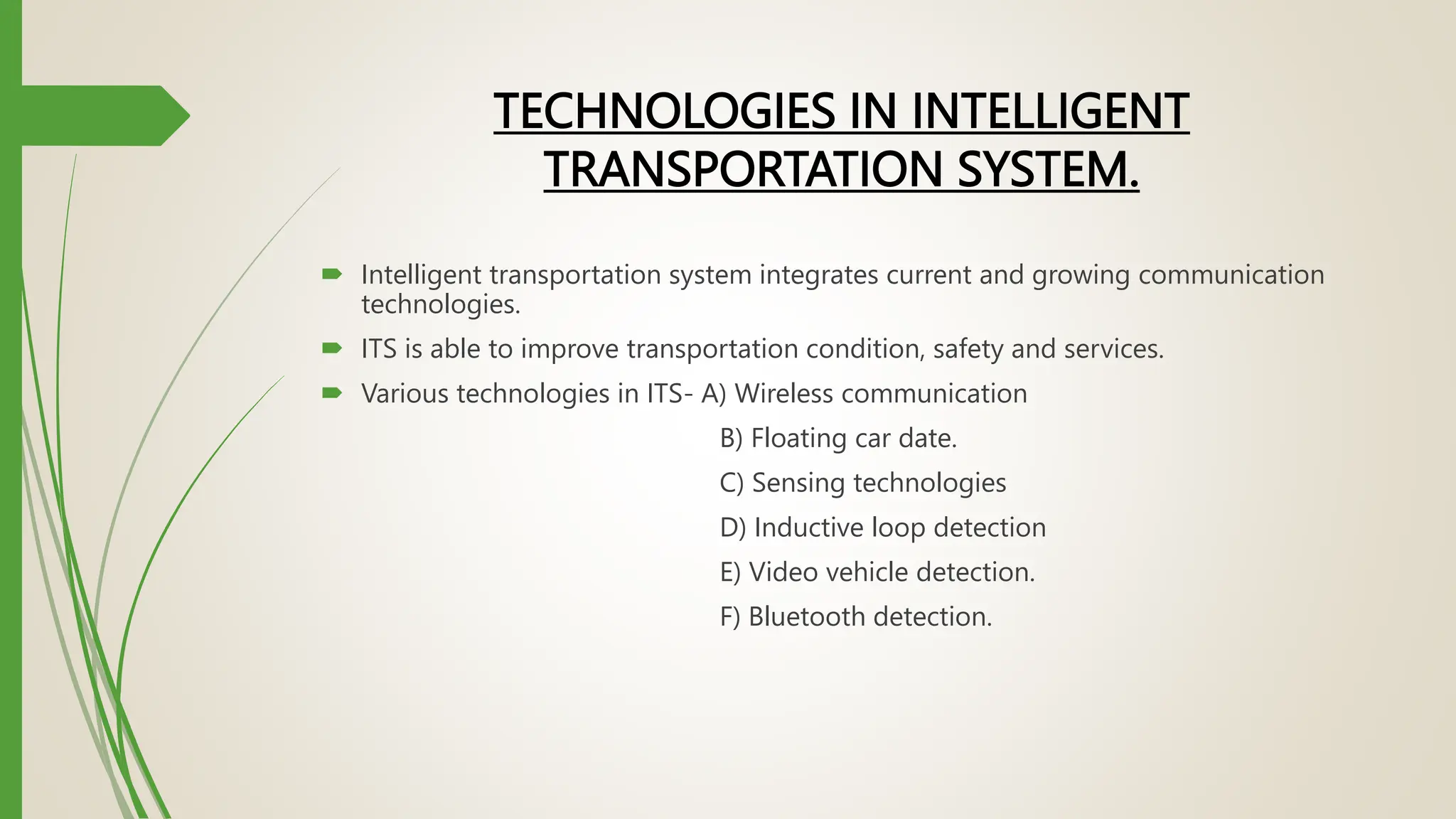 INTELLIGENT TRANSPORTATION SYSTEMS..pptx
