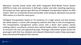 Intelligent transportation system for buses in delhi | PPTX
