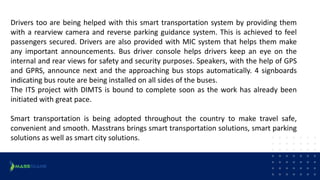 Intelligent transportation system for buses in delhi | PPTX
