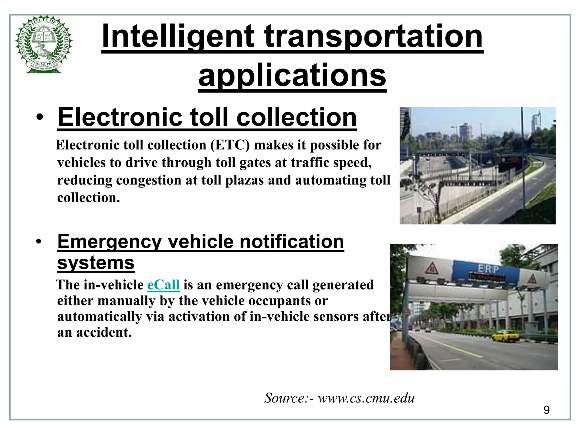 Intelligent Transportation System Its Ppt