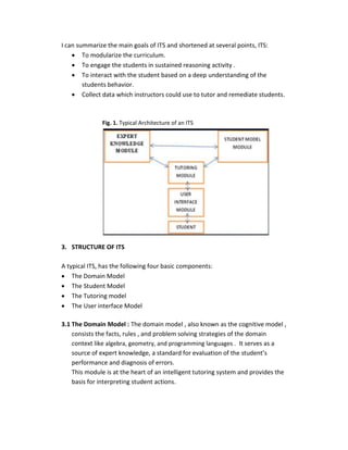 Intelligent tutoring systems | PDF | Artificial Intelligence ...