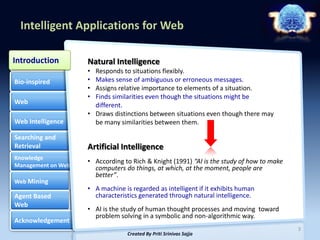 Intelligent web applications | PDF