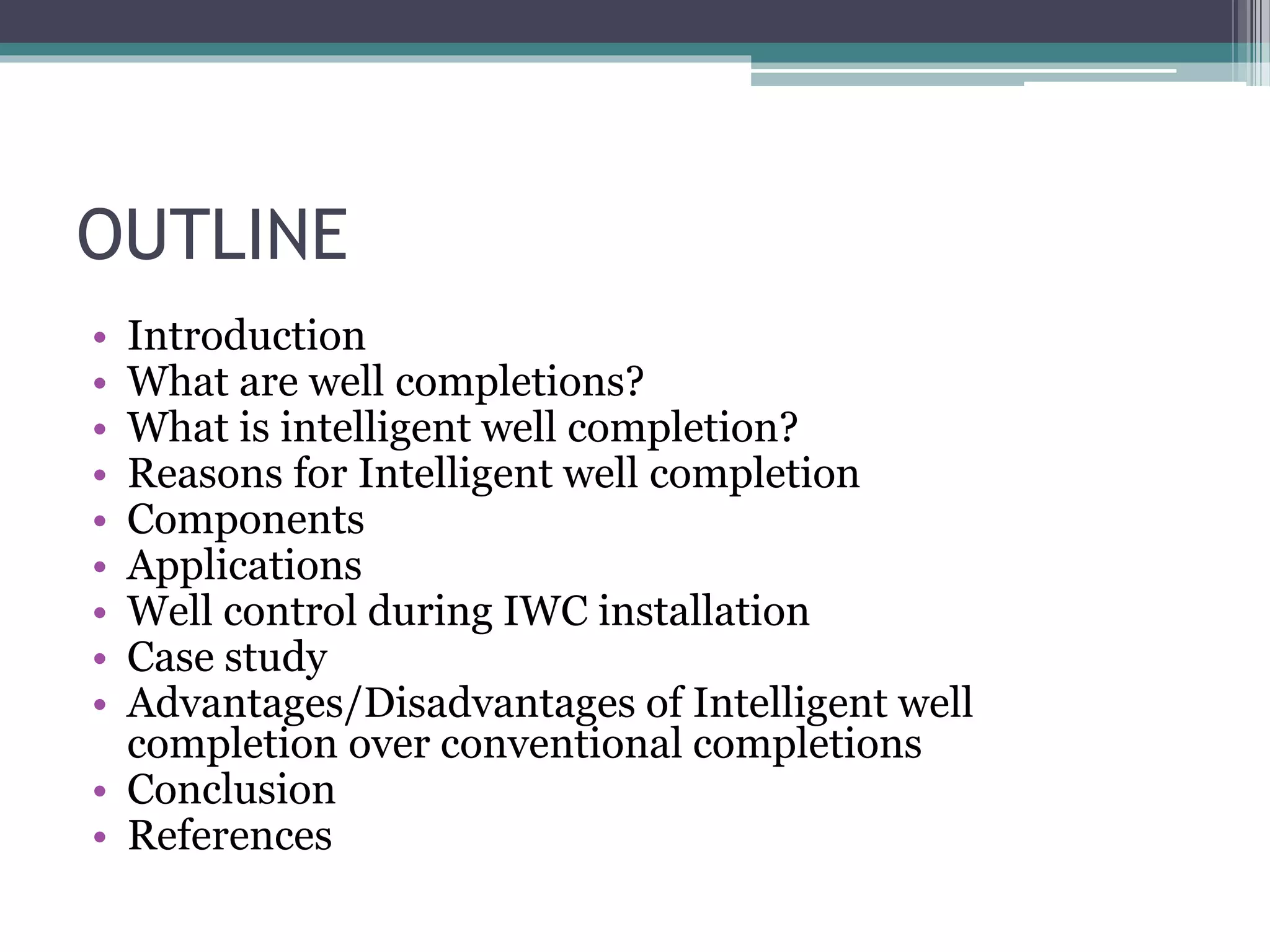 Intelligent well completion | PPTX