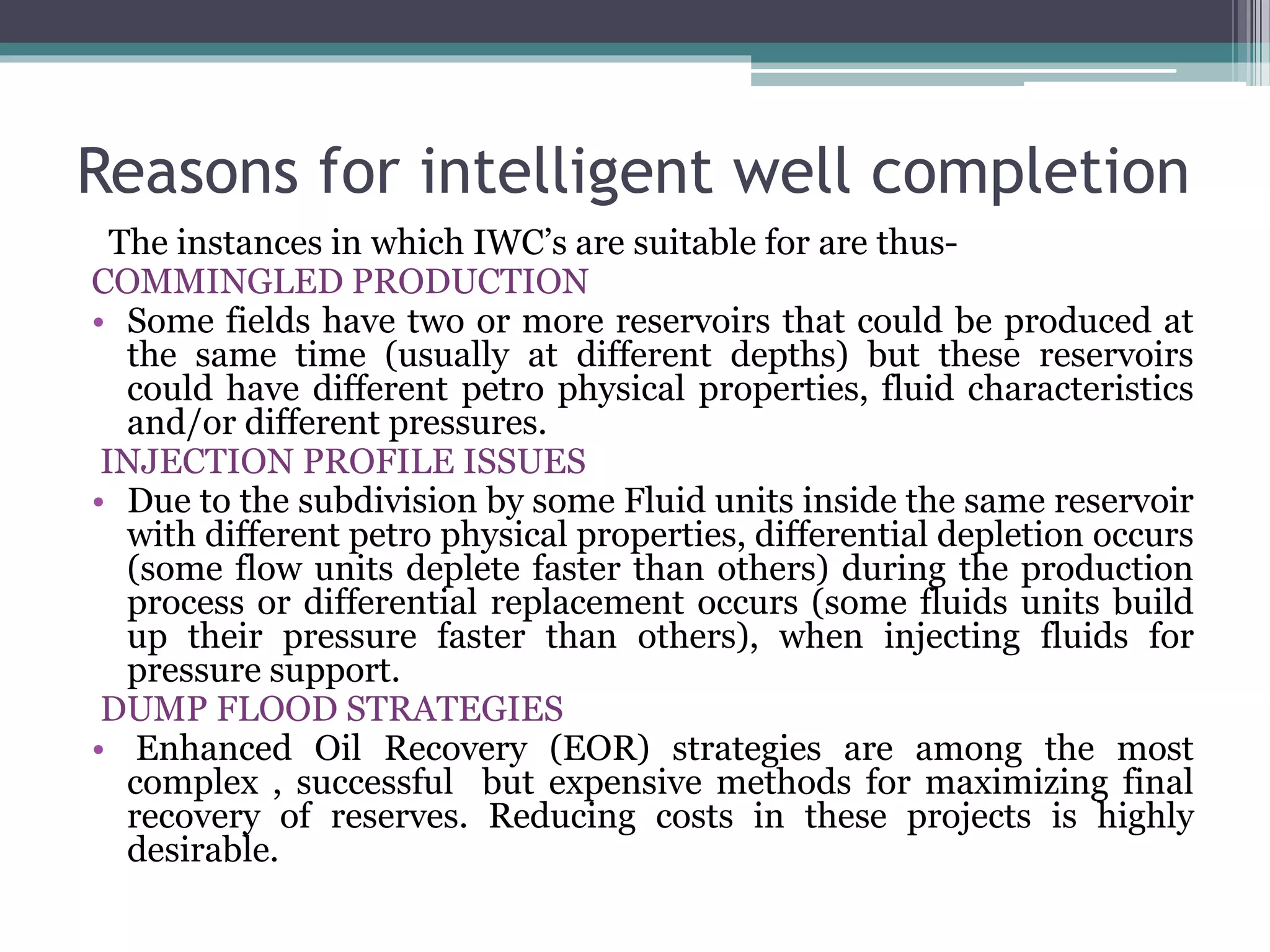 Intelligent well completion | PPTX