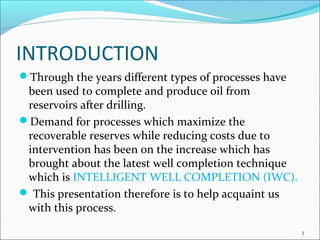 Intelligent well completio nm | PPT