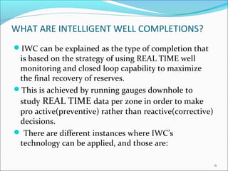 Intelligent well completio nm | PPT