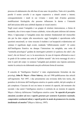 intelligenza emotiva | PDF