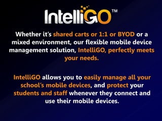 IntelliGO - Mobile Enablement Solution for Education | PPT