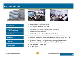 Corporate Overview | PPT
