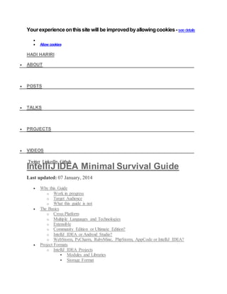 Intellij idea features | PDF