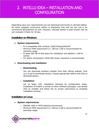 Intellij idea tutorial | PDF