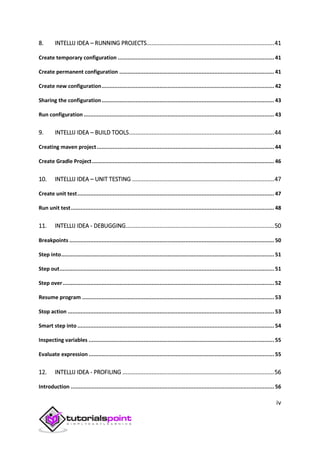 Intellij idea tutorial | PDF