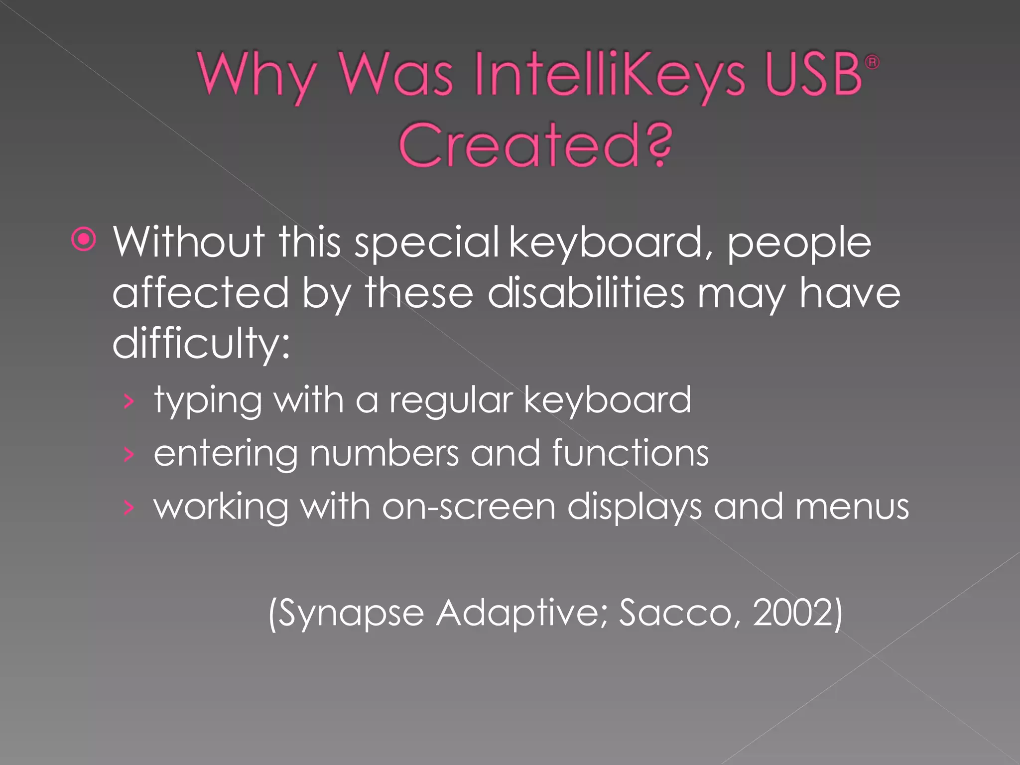 IntelliKeys USB | PPT