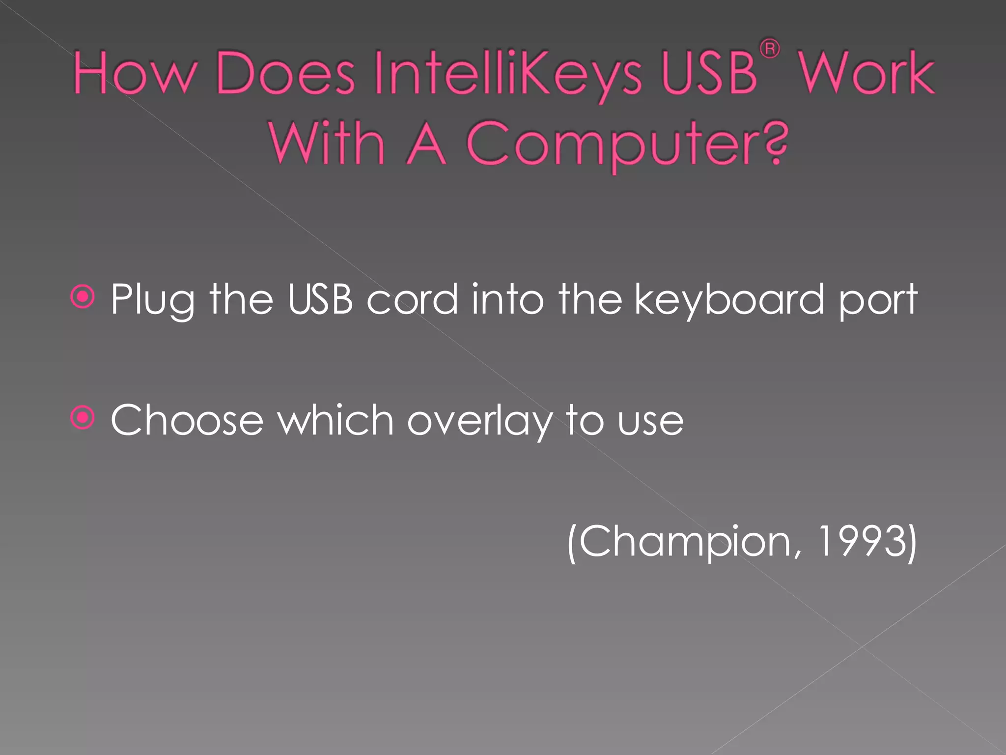 IntelliKeys USB | PPT