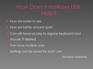 IntelliKeys USB | PPT