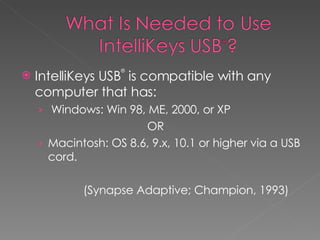 IntelliKeys USB | PPT