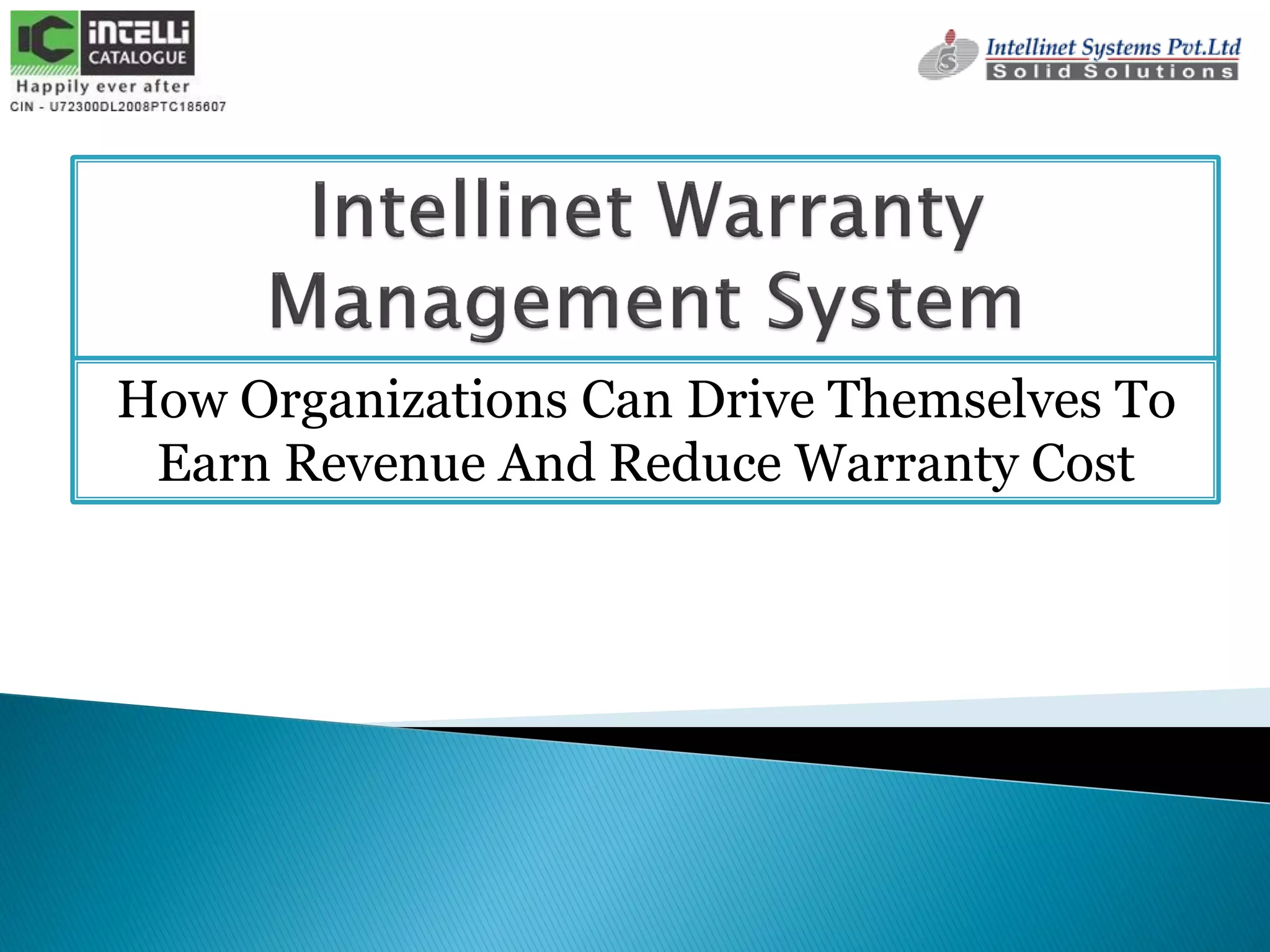 Intellinet Warranty Management System | PPT