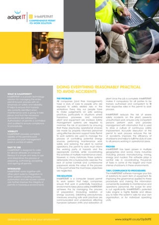 Intelli permit brochure | PDF