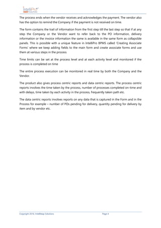 IntelliPro BPMS - Process Frameworks | PDF | Operating Systems | Computer Software and Applications