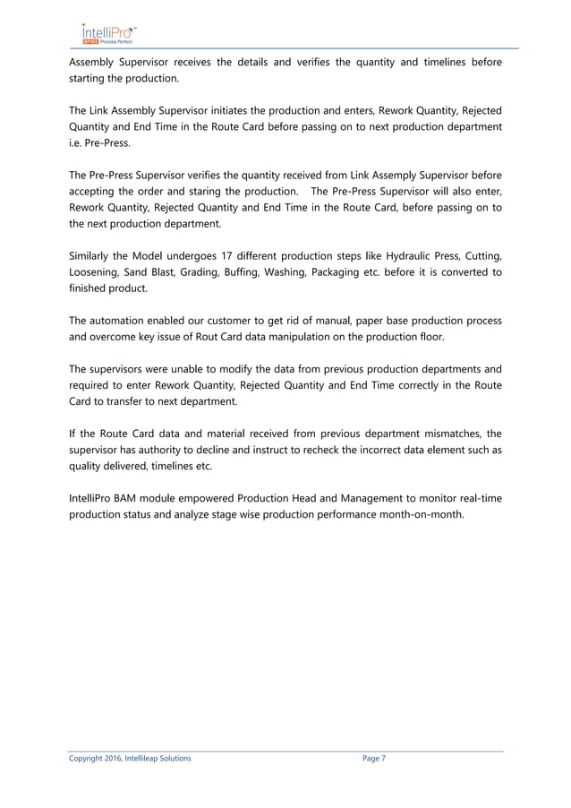 IntelliPro BPMS - Process Frameworks | PDF | Operating Systems | Computer Software and Applications