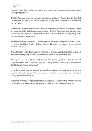 IntelliPro BPMS - Process Frameworks | PDF