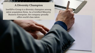 IntelliPro Group - Talent Acquisition Pioneer | PDF