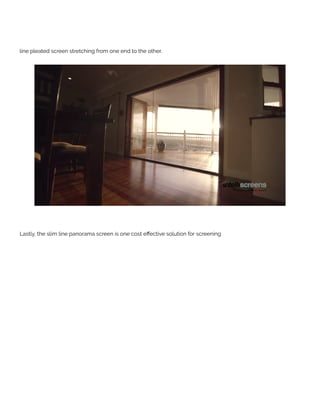 Intelliscreens Retractable Screens Overview | PDF