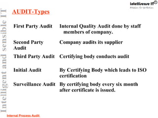 Internal Process Audit | PPT