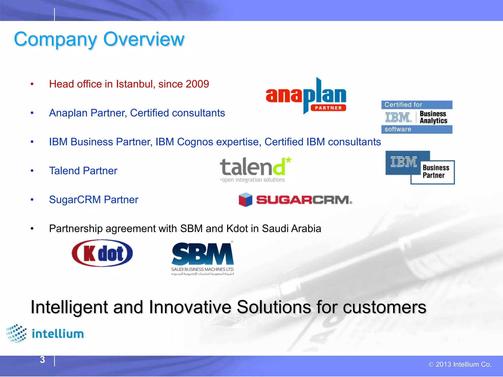 Intellium Company Brochure | PDF