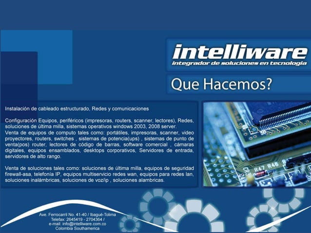 Intelliware Colombia E.U. | PPT