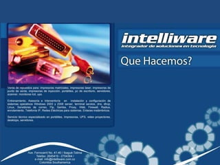Intelliware Colombia E.U. | PPT