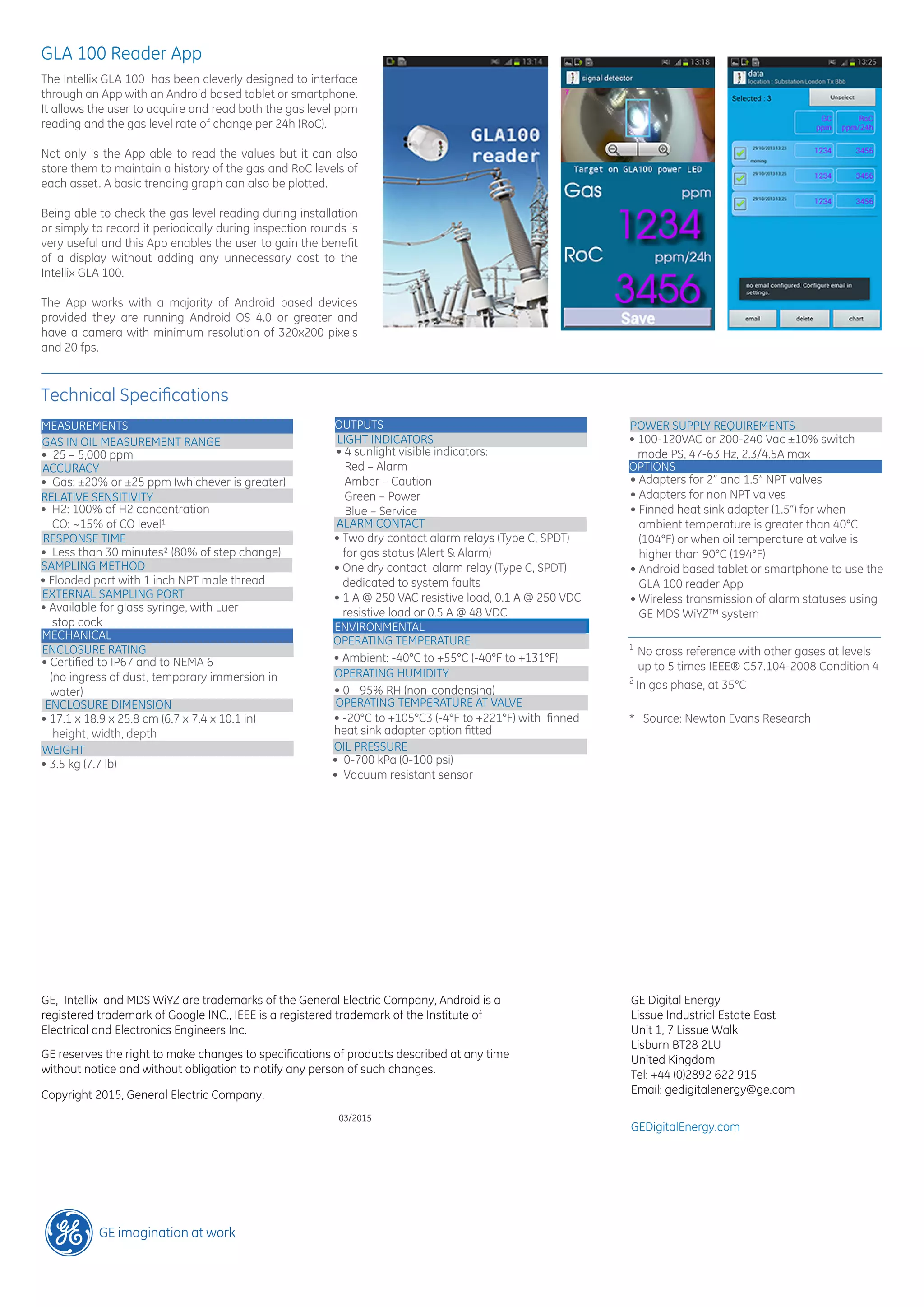 Intellix GLA 100 | PDF