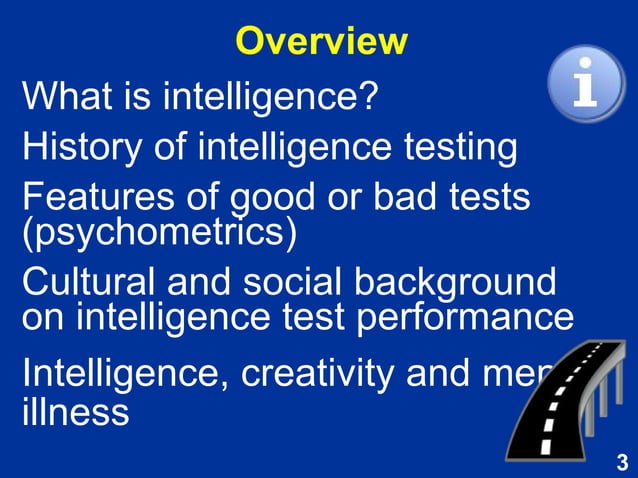 Psychology 102: Intelligence & intelligence assessment | ODP