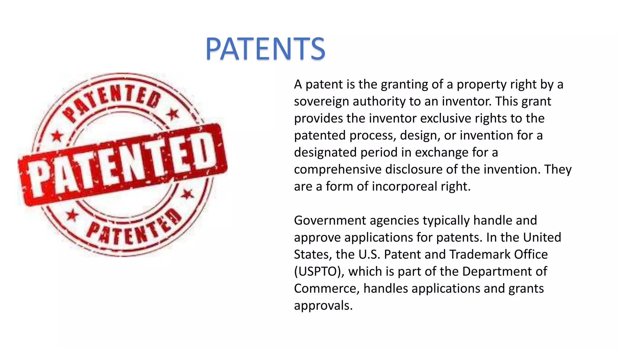 Intelluctual property rights | PPT
