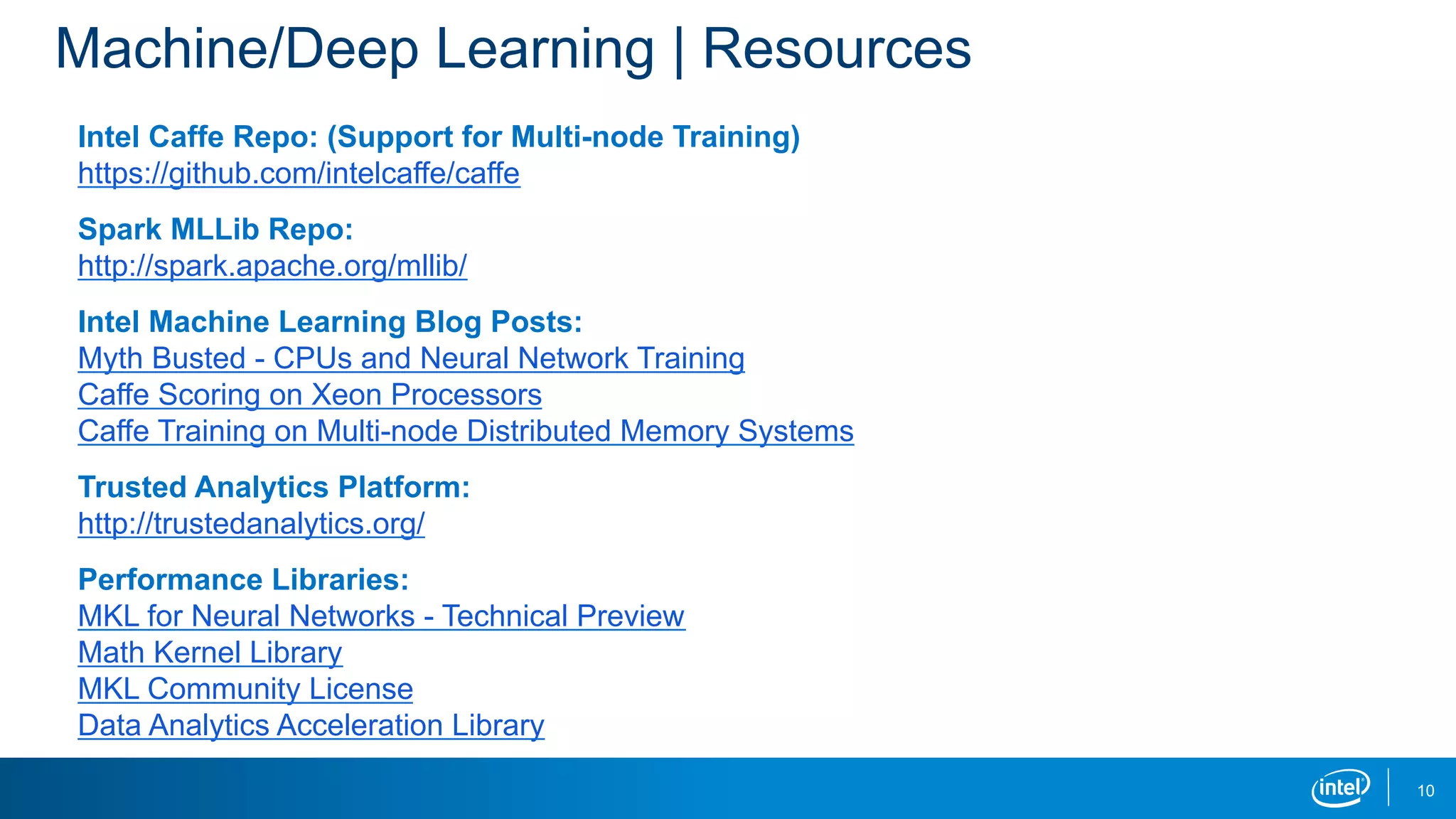 Intel's Machine Learning Strategy | PDF
