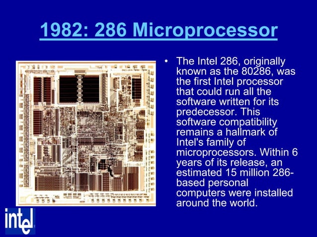 Intel microprocessors | PDF | Desktops | Computing