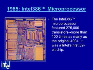 Intel microprocessors | PDF