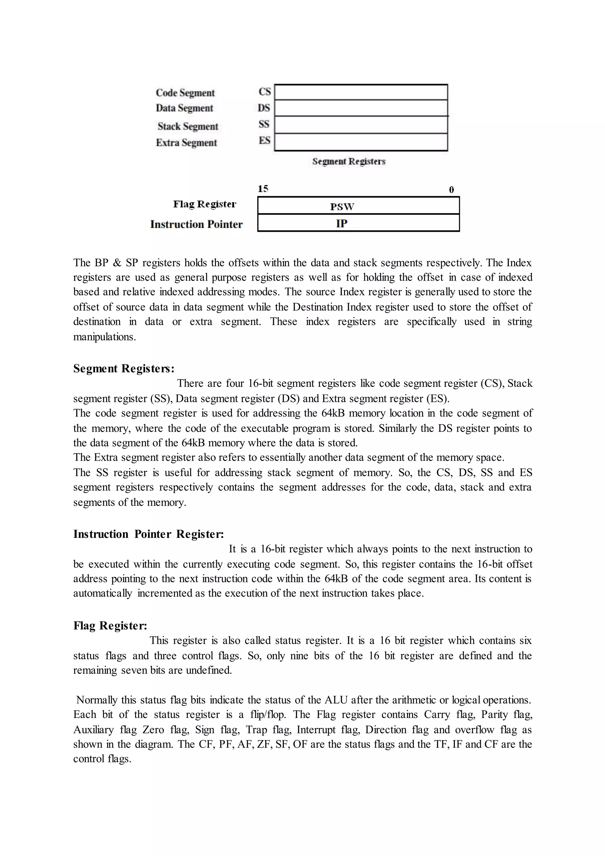 Intel Microprocessors 8086 Documentation | DOCX