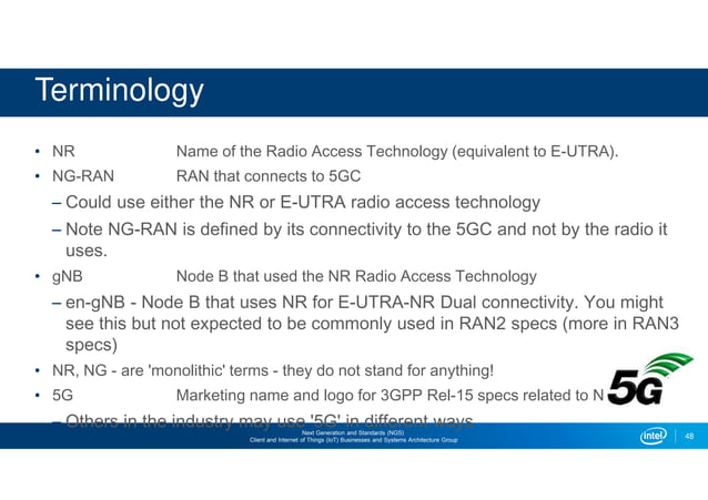 Overview 5G NR Radio Protocols by Intel | PDF