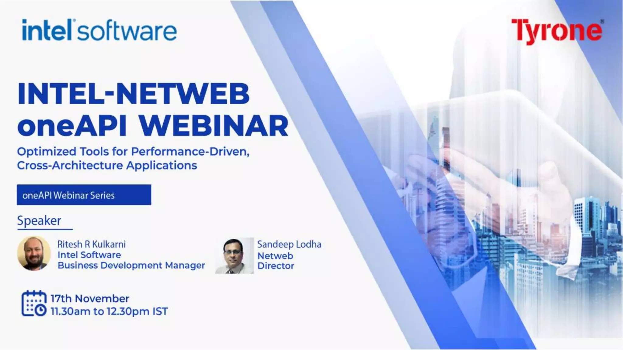 Tyrone-Intel oneAPI Webinar: Optimized Tools for Performance-Driven, Cross-Architecture ...