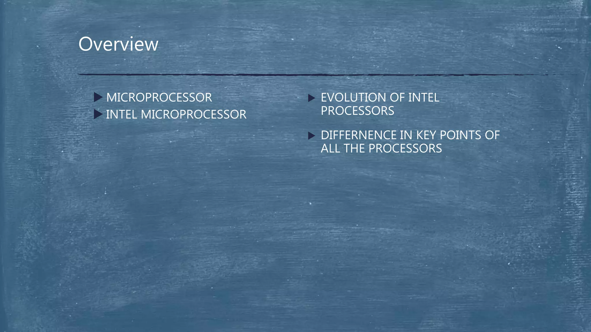 Intel processor family | PPTX