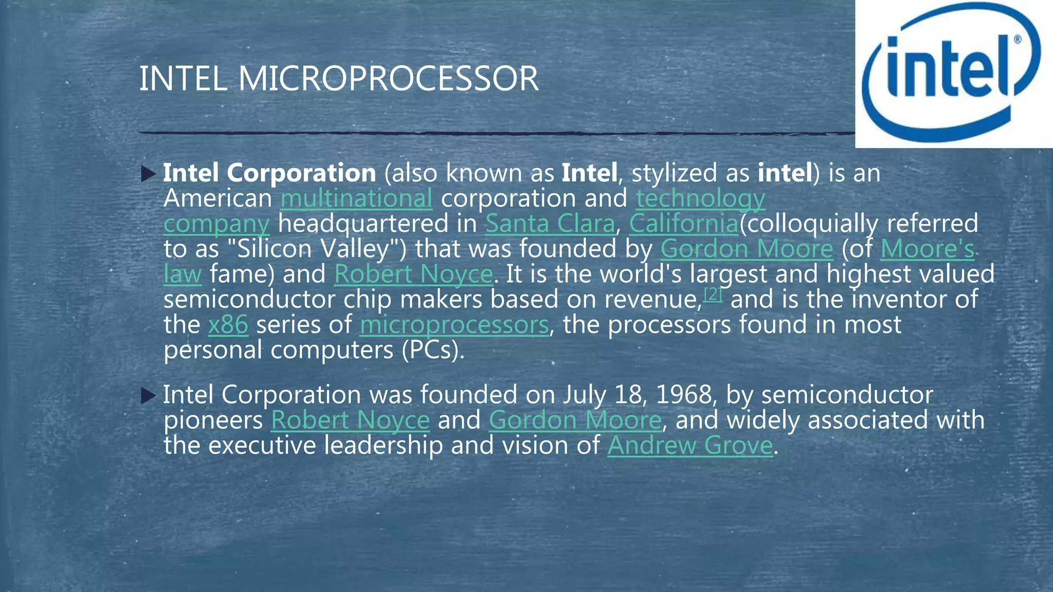 Intel processor family | PPTX