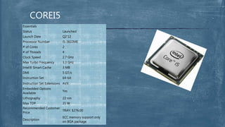 Intel processor family | PPTX